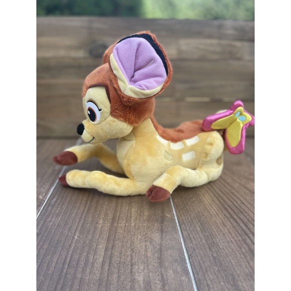 Disney | Toys | Original Disney Store Exclusive Bambi With Butterfly On ...
